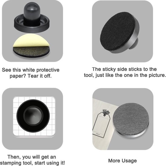 WiseGoods Luxe Acryl Stempel Tool - Stempels - Stempelkussen Tools ...