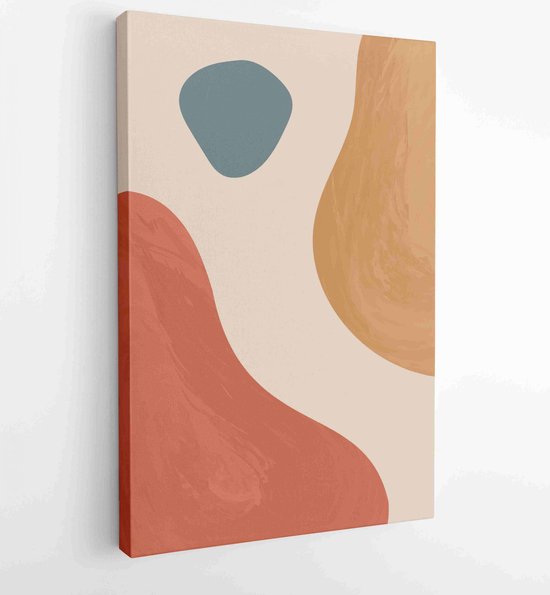 Abstracte muurkunst achtergrond vector set 2 - Moderne schilderijen – Verticaal –... | bol.com