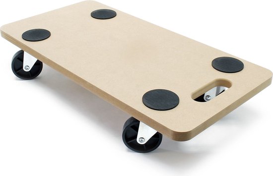 Meubeltransporter meubelroller MDF 580x290mm 250 kg - meubelkar | bol