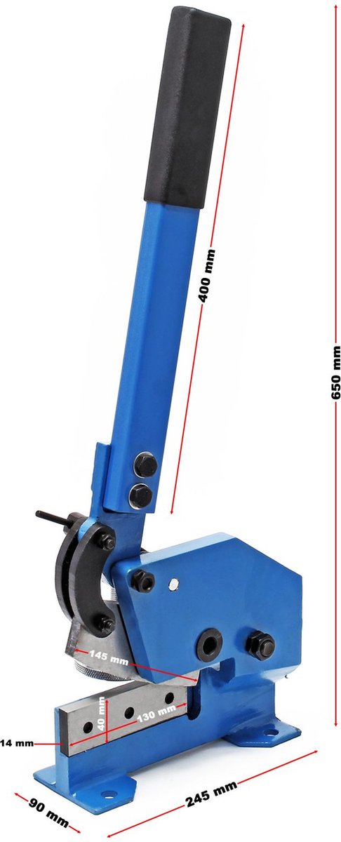 Hefboomschaar Guillotineschaar Handhefboomschaar 125 mm | bol.com