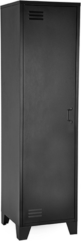 LABEL51 Fence Bergkast - Zwart - Metaal - 1-Deurs | bol