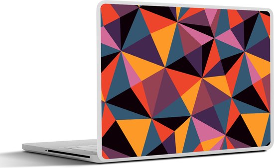Laptop sticker - 14 inch - Geometrie - 3D - Driehoek - Patronen ...