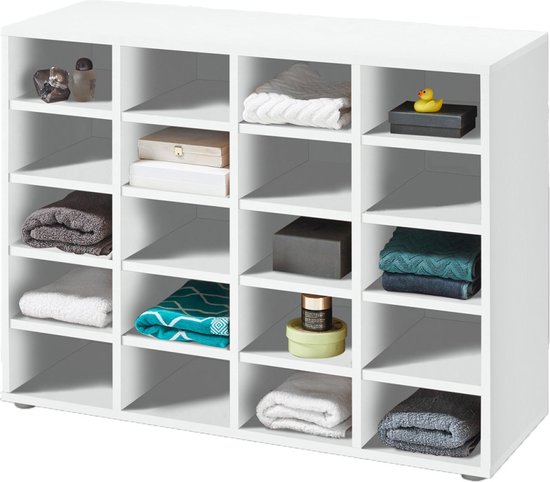 Opbergrek Zapa 20 vakken - wit | bol