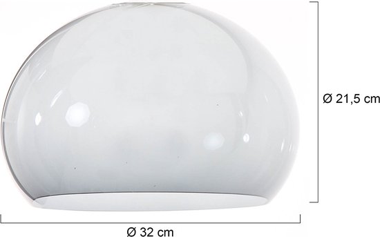 Plexi Sphere Groot 32cm Grijs | bol.com