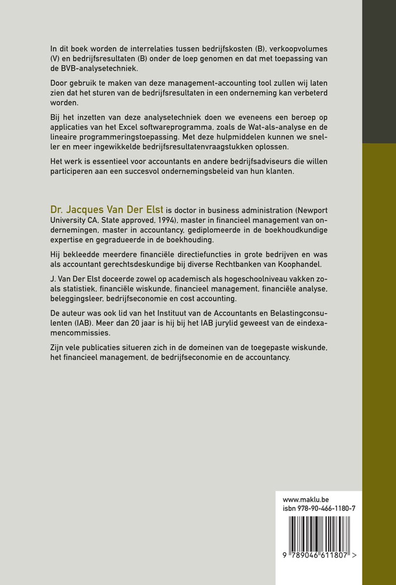 Bijzondere reeks Beroepsvereniging voor Boekhoudkundige Beroepen (BBB ...