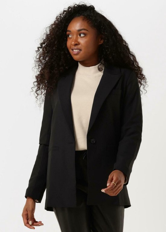 Another Label Eli Twill Blazer Blazers Dames - Zwart - Maat L | bol
