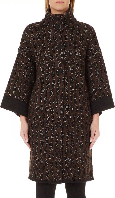 Liu Jo oversized vest-jas animal-printe Bruin / Zwart Maat : M | bol.com