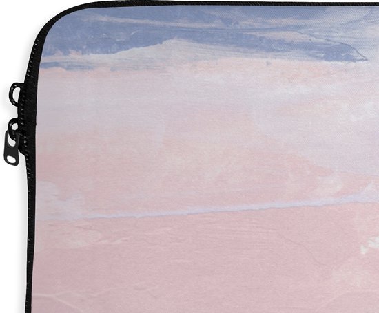 Laptop case - Pastel - Pastelkleuren - Verfstreken - Verf - Paars ...