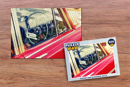 Puzzel Zijkant van klassieke auto - Legpuzzel - Puzzel 500 stukjes ...