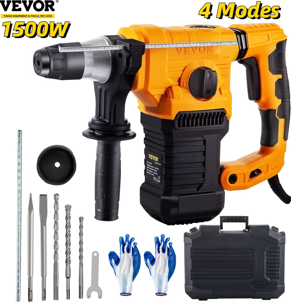 VEVOR Boorhamer 32mm - Boormachine - Beitelhamer - Breekhamer ...