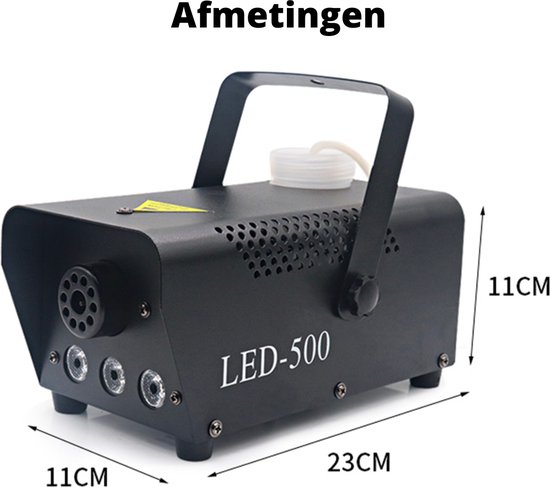Currero Rookmachine met LED - Rookmachine Halloween - 3 RGB LED ...