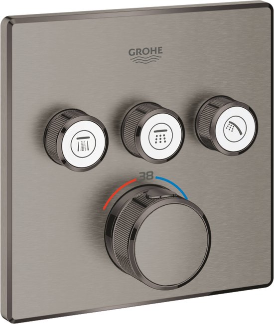 Grohe Grohtherm Smartcontrol 310 Comfortset inbouw regendoucheset Cube ...