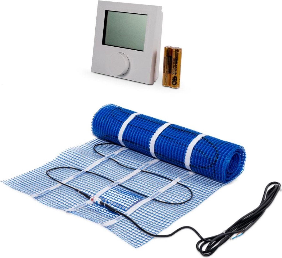 Zewotherm Elektrische vloerverwarmingsmat 3.5m2 / 525 Watt per m2 ...
