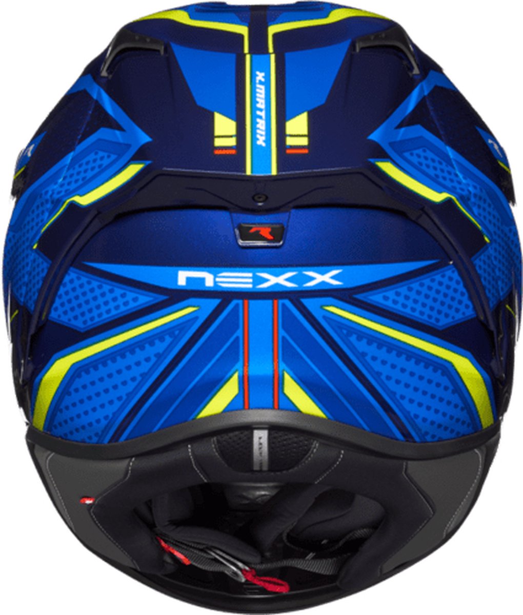 Nexx X.R3R Precision Blauw Neon Integraalhelm M | bol.com
