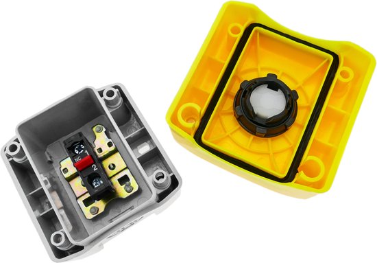 BeMatik - Noodstop drukknopdoos met NC-slot | bol.com