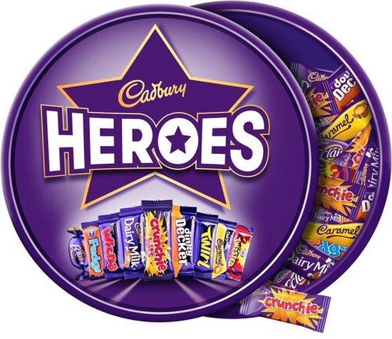 Cadbury Heroes Tub 600g | bol