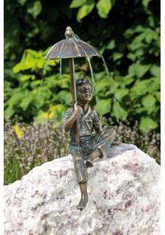 Decoratief Beeld - Bronzen Beeld: Flo Fontein - Kunststof - Bronzart ...