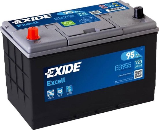 Exide Technologies EB955 Excell 12V 95Ah Zuur | bol