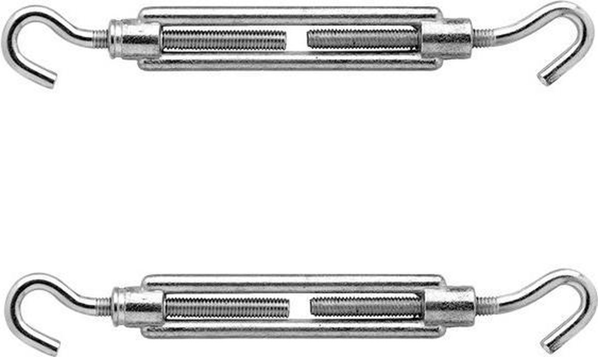 6x stuks spanschroeven / draadspanner RVS 9 cm - spanmoer ...