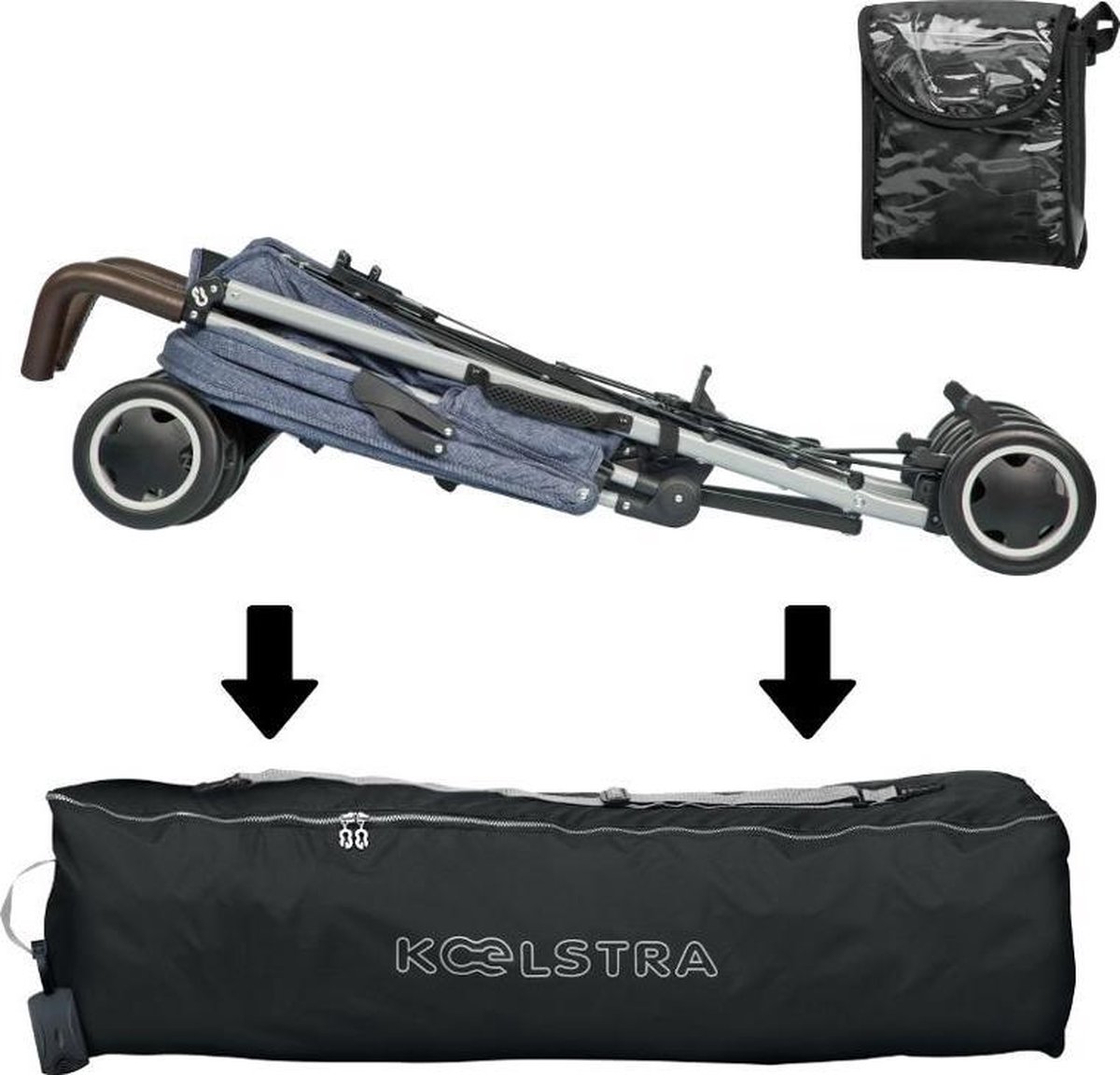 Koelstra Travelbag Buggy Simba T4 Transporttas - Zwart | bol
