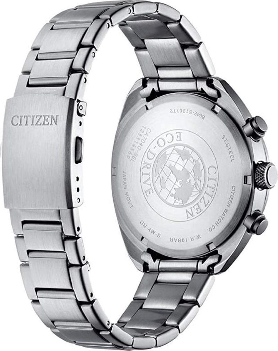 Citizen Eco-Drive Chronograph Horloge - Citizen heren horloge - Blauw ...