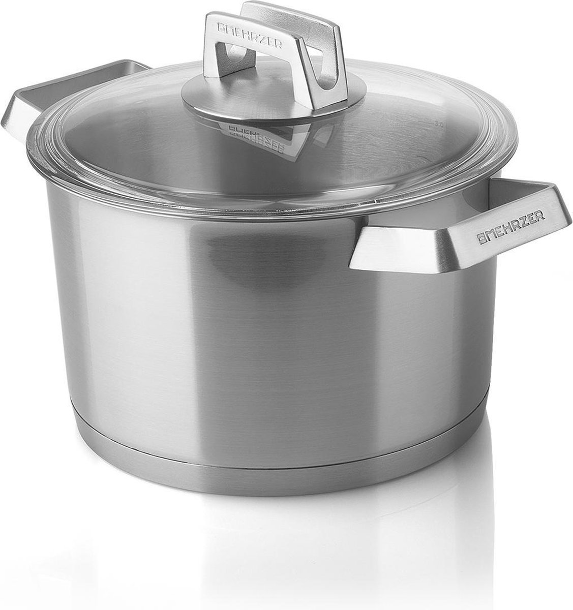 Mehrzer Premium - Hoge kookpan met deksel - 20 cm - RVS | bol.com