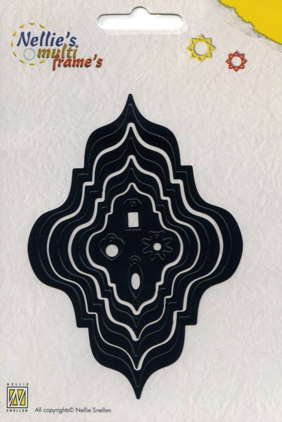 Nellies Choice Multi Frame Mal - voorjaar- ovaal MFD009 | bol.com