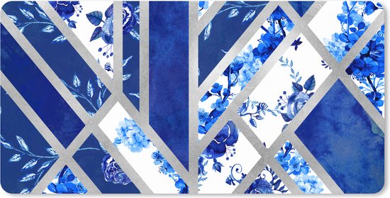 Muismat XXL - Bureau onderlegger - Bureau mat - Design - Delfts blauw ...