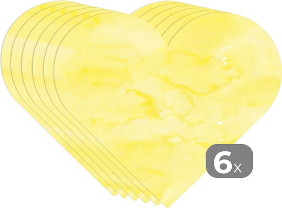 Onderleggers - Placemats - Placemats hartje - Patronen - Waterverf ...