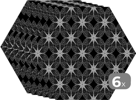 Napperons de table hexagon - Sets de table Sets de table - Set de table ...