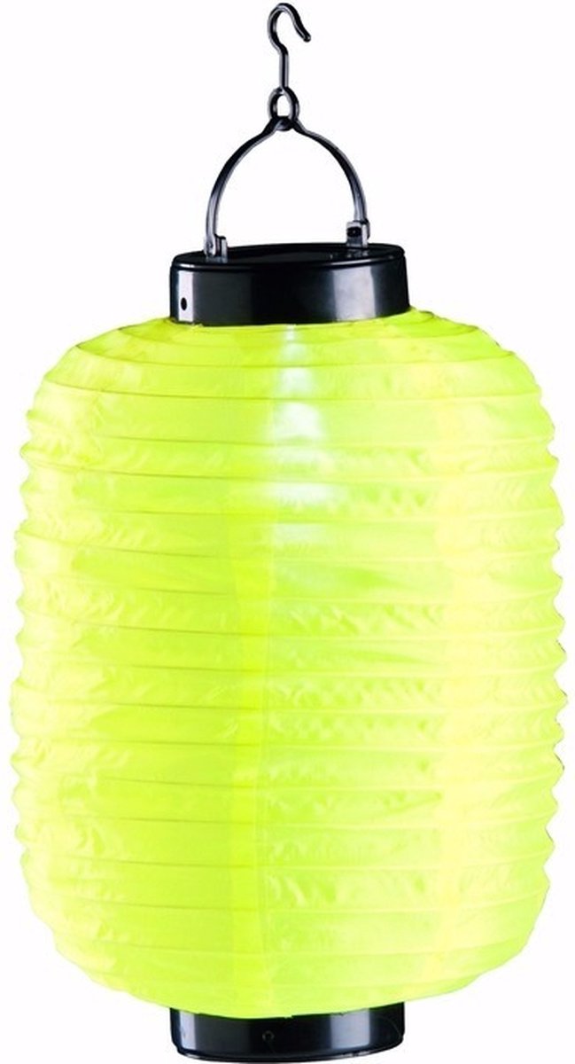 6x gele solar lampion - 20 x 35 cm - zonne-energie lampion | bol.com