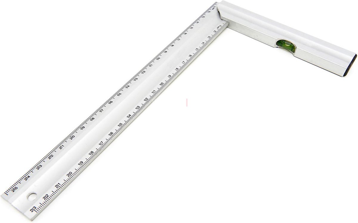 HBM 250 mm. Aluminium Blokhaak, Winkelhaak | bol.com