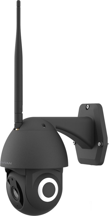 Nivian NVS-IPC-0S2B Full HD 3MP zwarte WiFi PT camera voor buiten met IR nachtzicht,... | bol.com