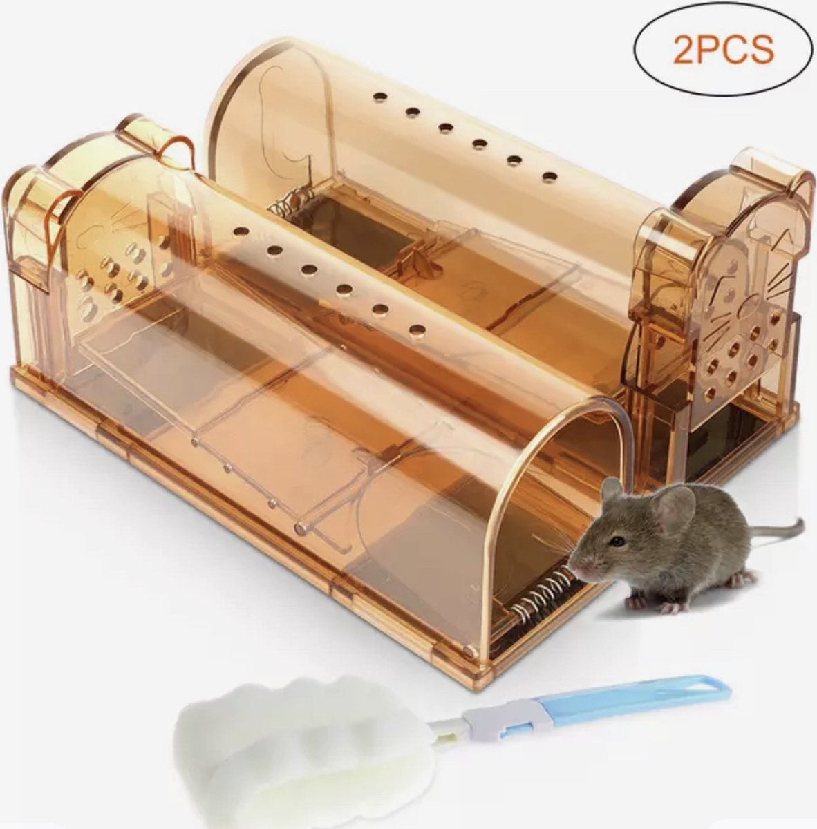 Muizenval - Diervriendelijke Muizenvallen Voor Binnen en Buiten - 2 ...