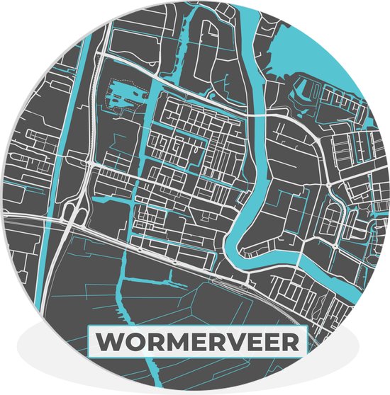 Wall Circle - Wall Circle Indoor - City Map - Wormerveer - Map - Map ...
