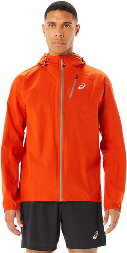 ASICS Fujitrail Waterproof Jacket Heren - sportjas - oranje - Mannen ...