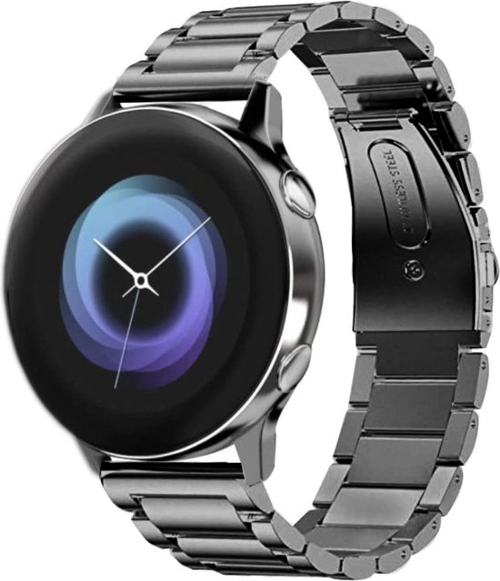 Titanium Smartwatch bandje - Geschikt voor Samsung Galaxy Watch Active ...