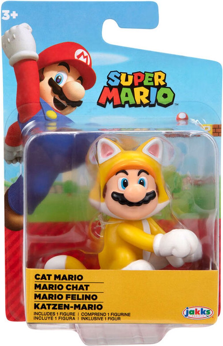 Nintendo Super Mario Cat Mario figure 6,5cm | bol.com