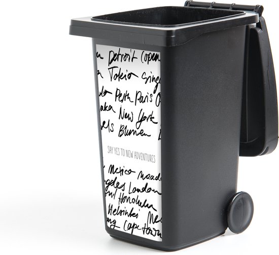 Container sticker Spreuken - Quotes - Say yes to new adventures ...