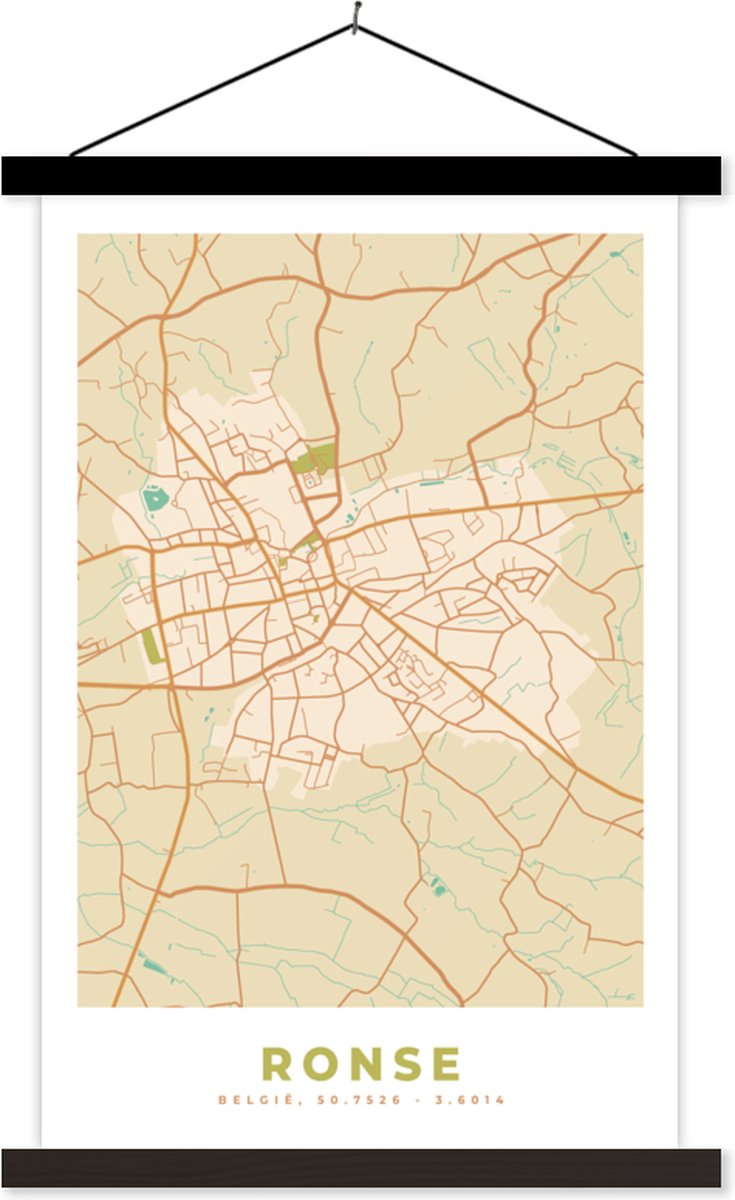 Porte-affiche avec affiche - Affiche scolaire - België - Carte - Carte ...