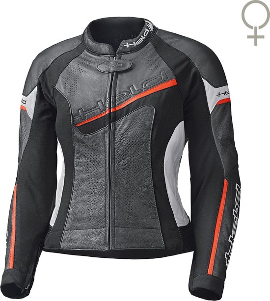 HELD DEBBIE II SPORTY Motorjas Dames Zwart-Wit-Rood 44 | bol.com