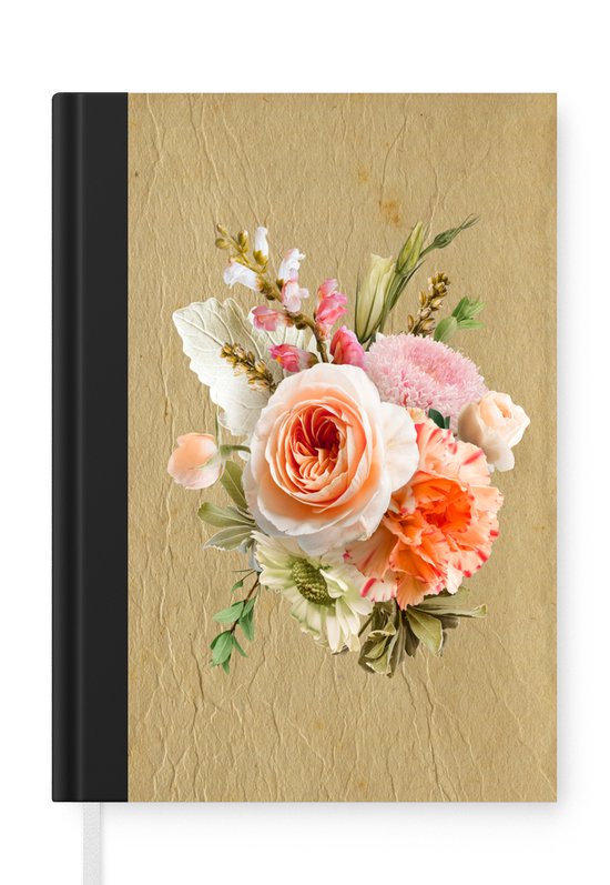 Carnet - Cahier d'écriture - Roses - Bouquet - Fleurs - Vintage ...