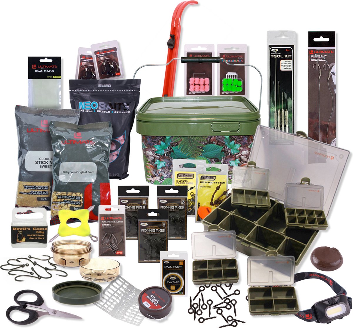 Carp Tacklebox, boordevol met topproducten voor het karpervissen ...