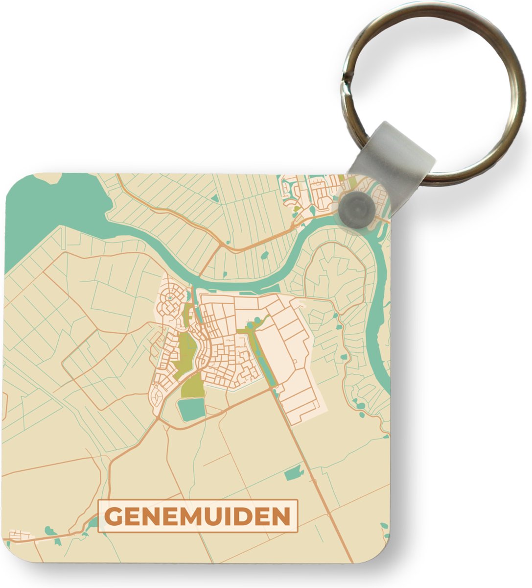 Sleutelhanger - Uitdeelcadeautjes - Plattegrond - Kaart - Stadskart ...