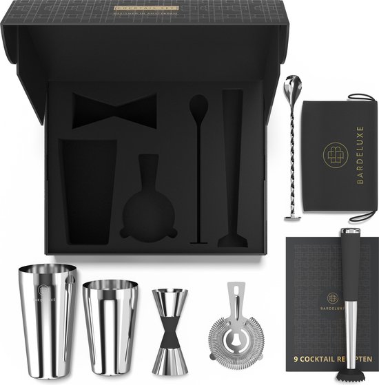 BarDeluxe® Boston Shaker Cocktail Set - 5-Delig - Boston Shaker ...