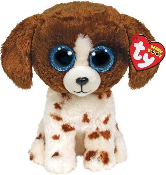 Ty - Knuffel - Beanie Buddy - Muddles Dog - 24cm | bol.com