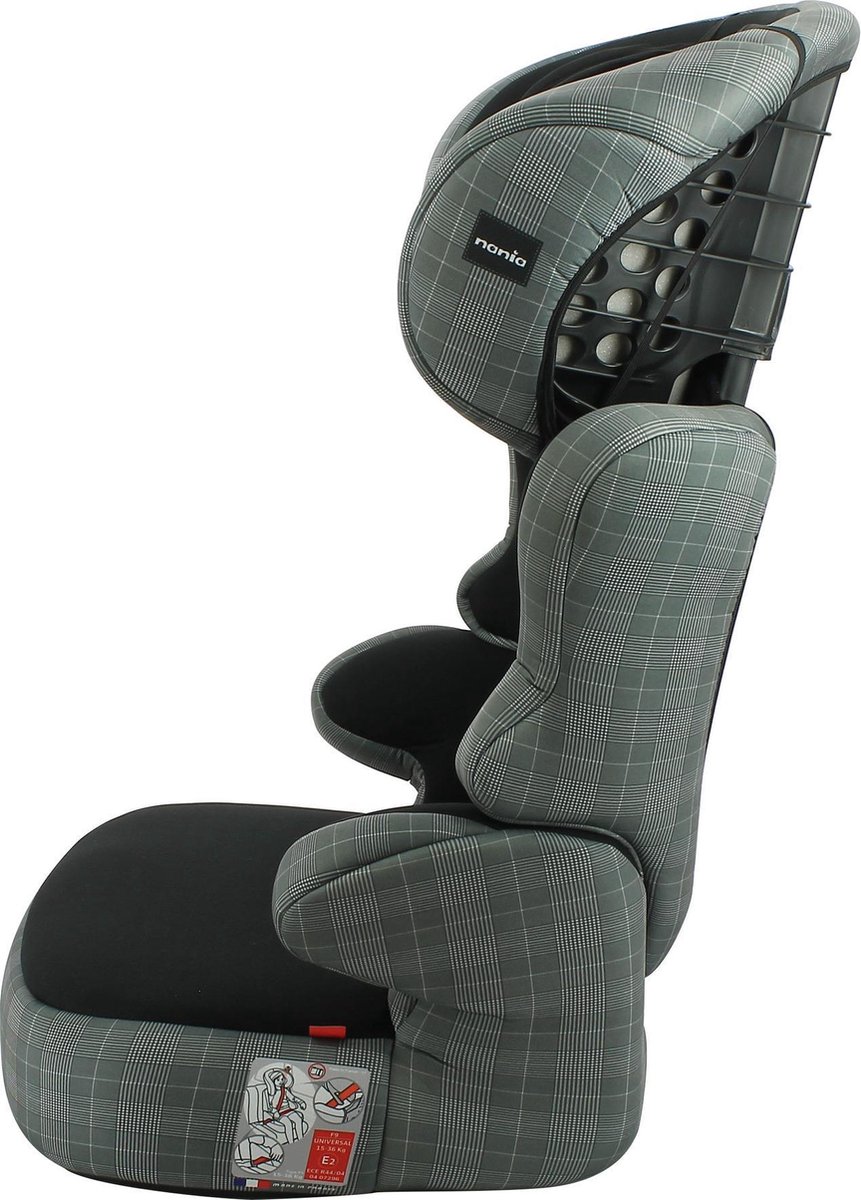 Nania - autostoel Befix London - Groep 2 en 3 - 15 tot 36 kg - Donkergrijs | bol.com