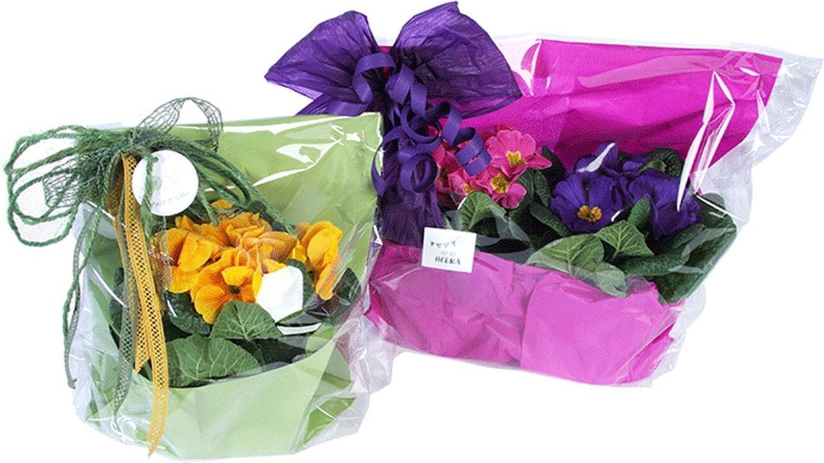 Transparant Folie - Bloemenfolie - Cellofaan - Inpakfolie 5 meter x 70 ...