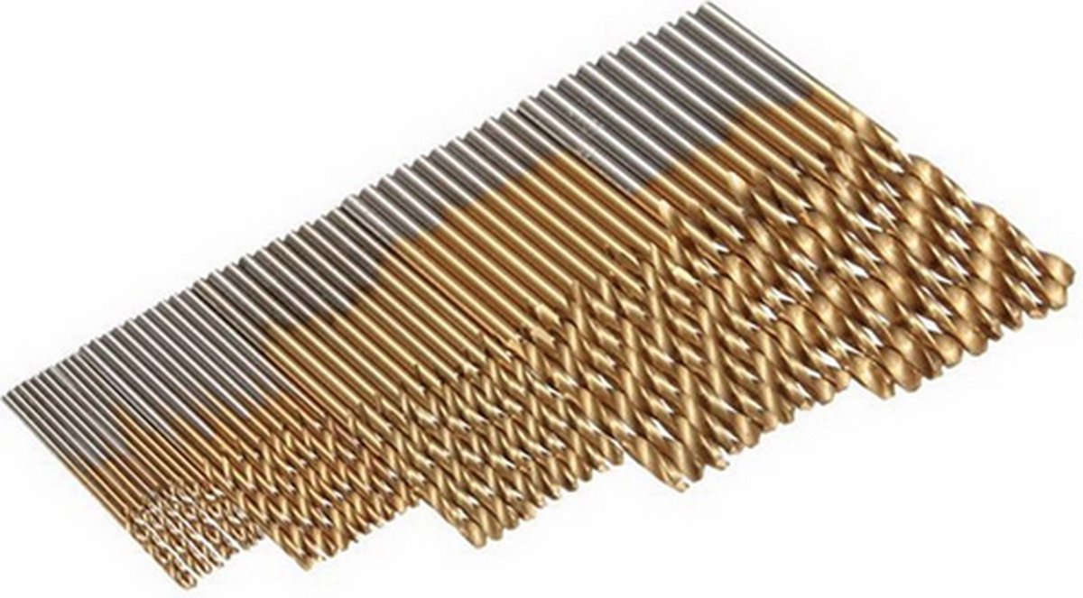 Boortjes set voor Hout/Plastic/Aluminium Boren 50 stuks in 5 maten (5x ...