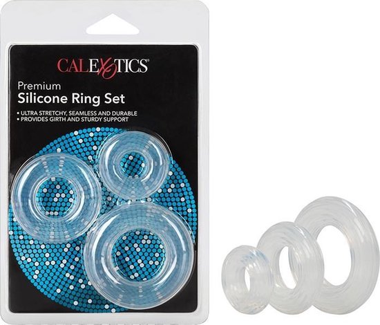 CalExotics - Premium Silicone Ring Set - Rings Transparant | bol.com